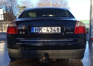 Black Audi A4 2003 in Riga, with an engine capacity of 1.90 L and mileage of 424 thousand km for 1500 €, photo 6 on AUTOMOTO.COM.LV