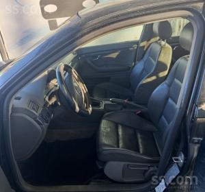 Black Audi A4 2003 in Riga, with an engine capacity of 1.90 L and mileage of 424 thousand km for 1500 €, photo 7 on AUTOMOTO.COM.LV