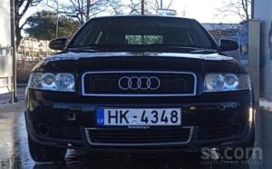Черный Ауди А4 2003 в Рига, объемом двигателя 1.90 л и пробегом 424 тыс. км за 1500 €, фото  на AUTOMOTO.COM.LV