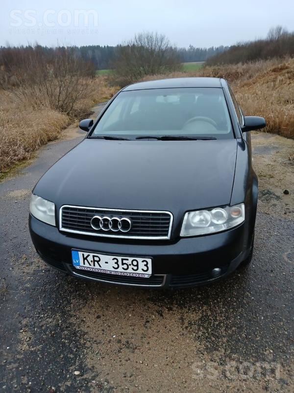 Melns Audi A4 2004 Kuldīga, ar dzinēja tilpumu 2.00 L un nobraukumu 305 tūkst. km par 1300 €, foto 1 vietnē AUTOMOTO.COM.LV