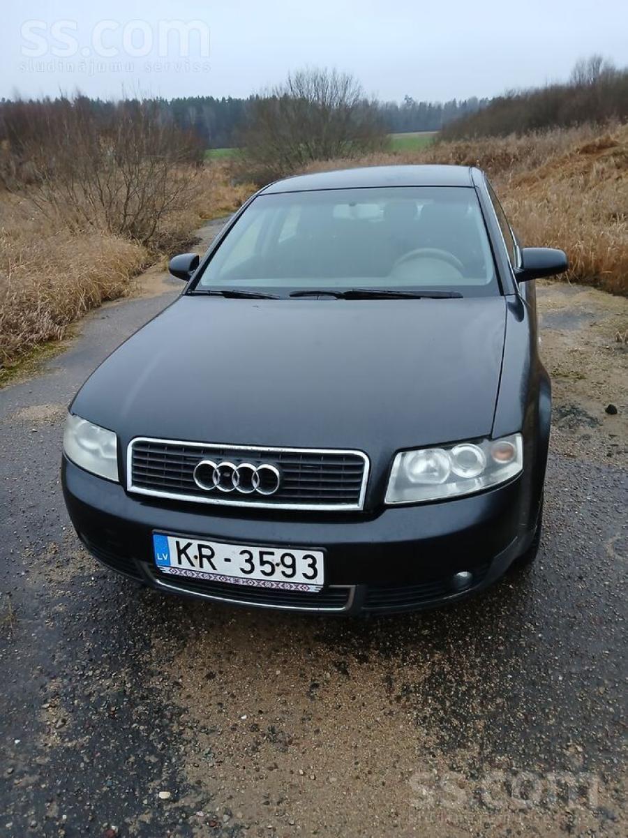 Melns Audi A4 2004 Kuldīga, ar dzinēja tilpumu 2.00 L un nobraukumu 305 tūkst. km par 1300 €, foto 1 vietnē AUTOMOTO.COM.LV