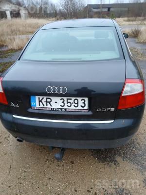 Melns Audi A4 2004 Kuldīga, ar dzinēja tilpumu 2.00 L un nobraukumu 305 tūkst. km par 1300 €, foto 2 vietnē AUTOMOTO.COM.LV