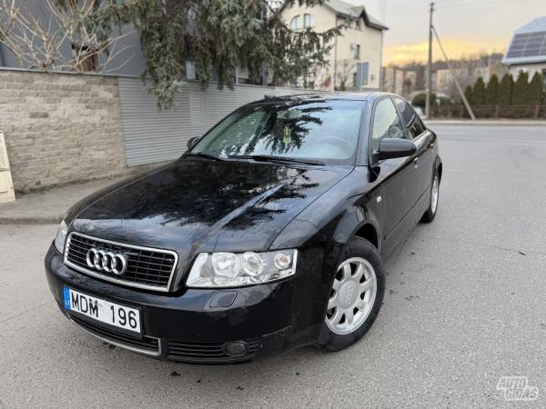 Melns Audi A4 2004 Kauņa, ar dzinēja tilpumu 1.60 L un nobraukumu 343 tūkst. km par 1750 €, foto 1 vietnē AUTOMOTO.COM.LV