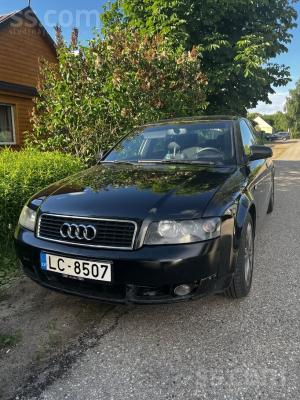Black Audi A4 2004 in Daugavpils, with an engine capacity of 1.90 L and mileage of 0 thousand km for 1700 €, photo  on AUTOMOTO.COM.LV
