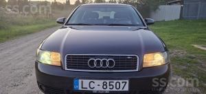 Black Audi A4 2004 in Daugavpils, with an engine capacity of 1.90 L and mileage of 400 thousand km for 1600 €, photo  on AUTOMOTO.COM.LV
