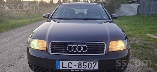 Black Audi A4 2004 in Daugavpils, with an engine capacity of 1.90 L and mileage of 400 thousand km for 1600 €, photo 1 on AUTOMOTO.COM.LV