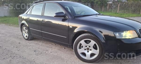 Black Audi A4 2004 in Daugavpils, with an engine capacity of 1.90 L and mileage of 400 thousand km for 1600 €, photo 4 on AUTOMOTO.COM.LV