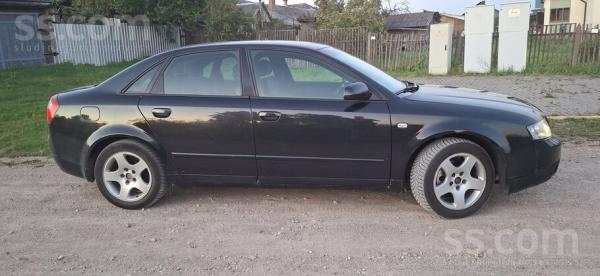 Black Audi A4 2004 in Daugavpils, with an engine capacity of 1.90 L and mileage of 400 thousand km for 1600 €, photo 5 on AUTOMOTO.COM.LV