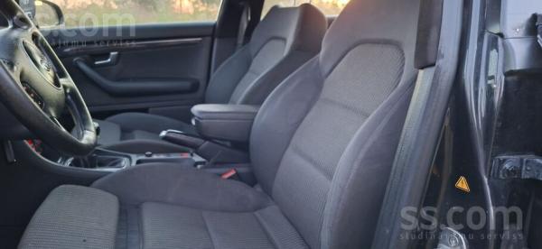 Black Audi A4 2004 in Daugavpils, with an engine capacity of 1.90 L and mileage of 400 thousand km for 1600 €, photo 10 on AUTOMOTO.COM.LV