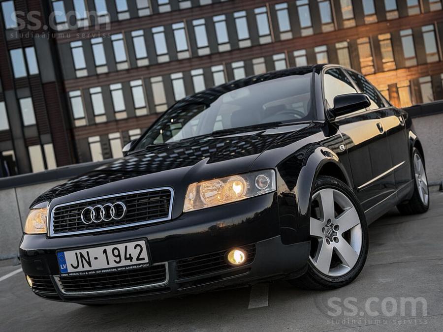Black Audi A4 2004 in Riga, with an engine capacity of 1.90 L and mileage of 351 thousand km for 1790 €, photo 1 on AUTOMOTO.COM.LV