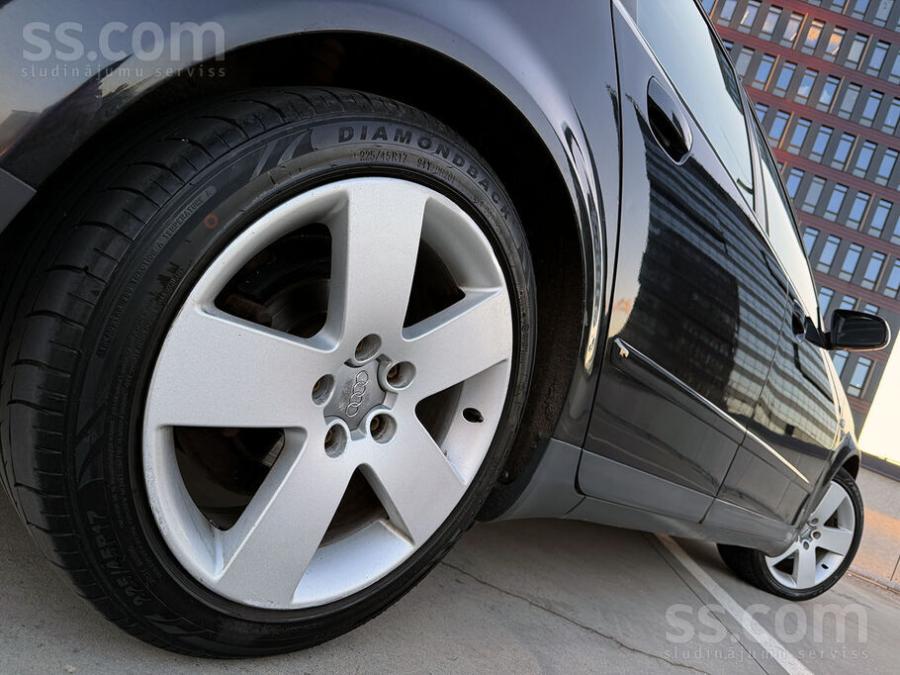 Black Audi A4 2004 in Riga, with an engine capacity of 1.90 L and mileage of 351 thousand km for 1790 €, photo 19 on AUTOMOTO.COM.LV