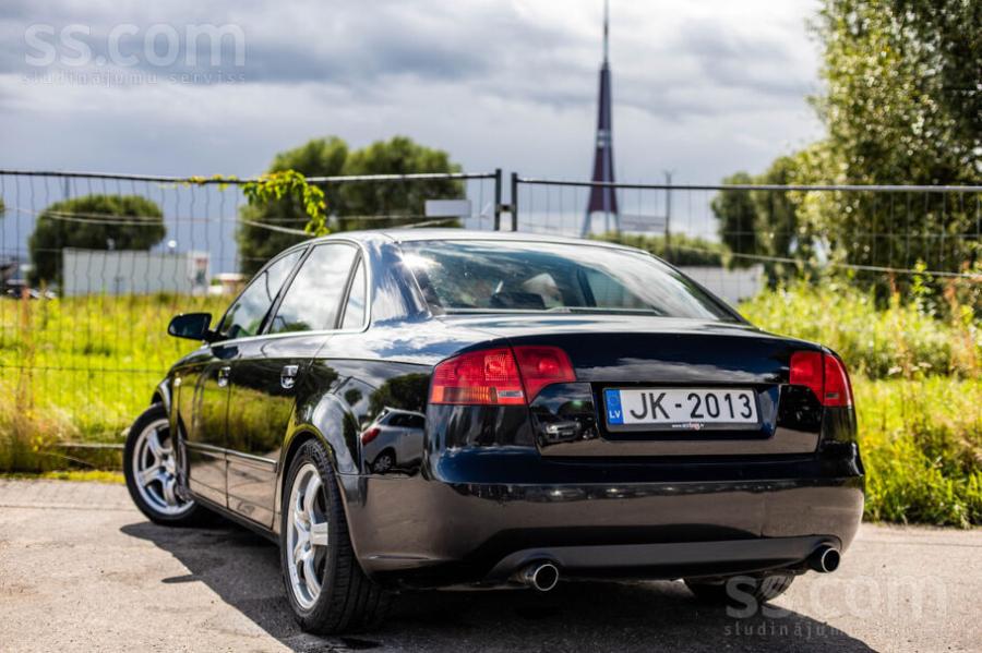 Melns Audi A4 2004 Rīga, ar dzinēja tilpumu 3.00 L un nobraukumu 312 tūkst. km par 3790 €, foto 7 vietnē AUTOMOTO.COM.LV