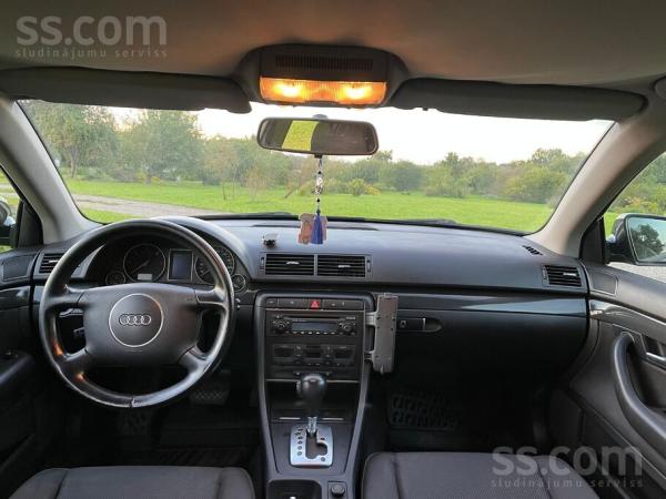 Black Audi A4 2004 in Saldus, with an engine capacity of 1.90 L and mileage of 294 thousand km for 1650 €, photo 9 on AUTOMOTO.COM.LV