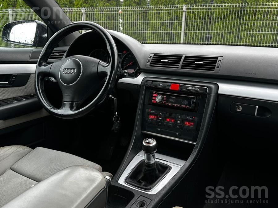 Melns Audi A4 2004 Jelgava, ar dzinēja tilpumu 1.90 L un nobraukumu 0 tūkst. km par 1750 €, foto 14 vietnē AUTOMOTO.COM.LV