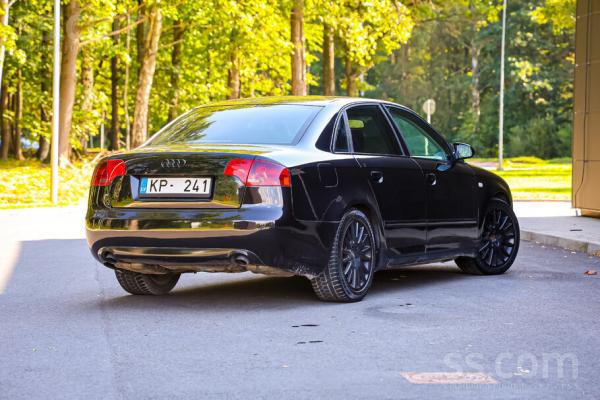 Melns Audi A4 2005 Jelgava, ar dzinēja tilpumu 3.00 L un nobraukumu 0 tūkst. km par 4300 €, foto 8 vietnē AUTOMOTO.COM.LV