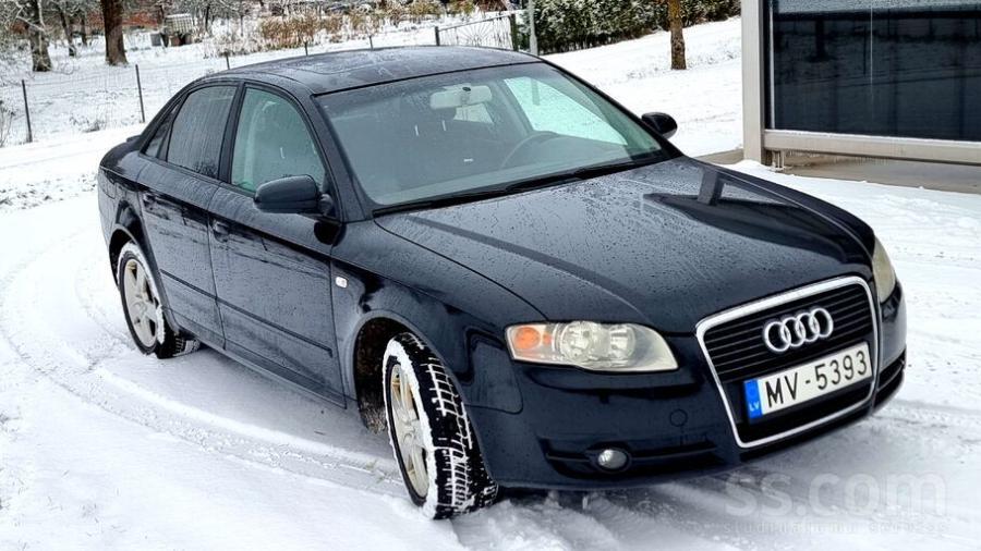 Black Audi A4 2005 in Cesis, with an engine capacity of 1.90 L and mileage of 311 thousand km for 2500 €, photo 3 on AUTOMOTO.COM.LV