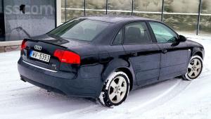Black Audi A4 2005 in Cesis, with an engine capacity of 1.90 L and mileage of 311 thousand km for 2500 €, photo 5 on AUTOMOTO.COM.LV