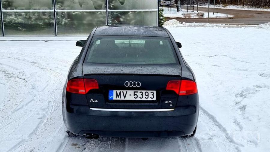 Black Audi A4 2005 in Cesis, with an engine capacity of 1.90 L and mileage of 311 thousand km for 2500 €, photo 6 on AUTOMOTO.COM.LV