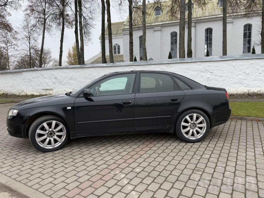 Black Audi A4 2005 in Preili, with an engine capacity of 1.90 L and mileage of 410 thousand km for 1700 €, photo 1 on AUTOMOTO.COM.LV