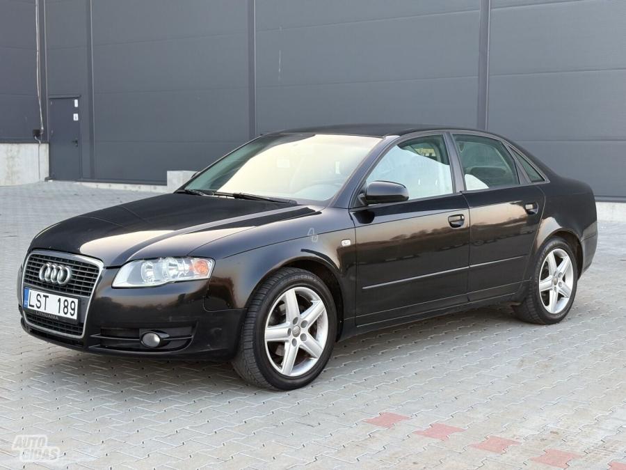 Black Audi A4 2005 in Siauliai, with an engine capacity of 2.00 L and mileage of 295 thousand km for 2500 €, photo 1 on AUTOMOTO.COM.LV