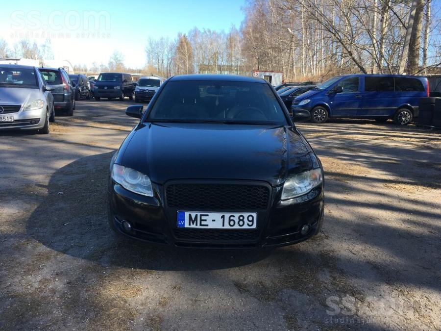 Black Audi A4 2005 in Riga, with an engine capacity of 2.50 L and mileage of 0 thousand km for 1650 €, photo 1 on AUTOMOTO.COM.LV