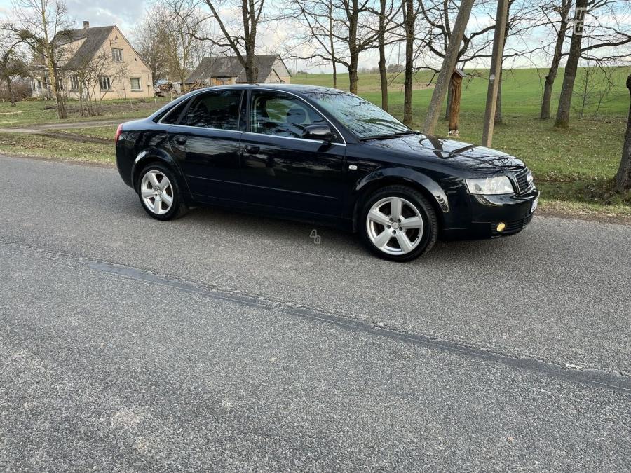 Black Audi A4 2005 in Prienai, with an engine capacity of 1.90 L and mileage of 319 thousand km for 2950 €, photo 9 on AUTOMOTO.COM.LV
