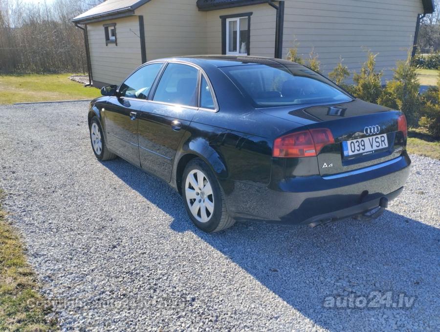Black Audi A4 2005 in Rapla, with an engine capacity of 1.90 L and mileage of 440 thousand km for 1550 €, photo 3 on AUTOMOTO.COM.LV