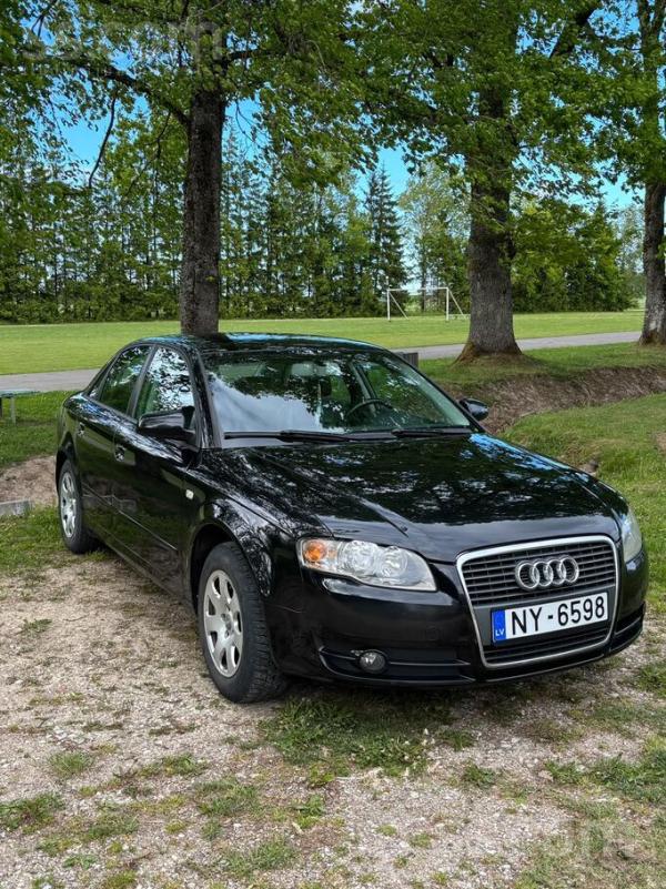 Black Audi A4 2005 in Talsi, with an engine capacity of 1.90 L and mileage of 343 thousand km for 3400 €, photo 1 on AUTOMOTO.COM.LV