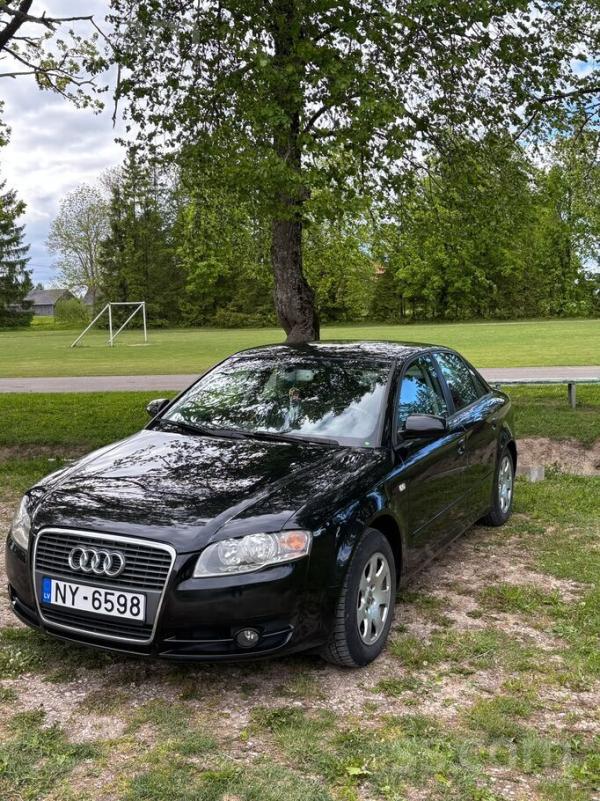 Black Audi A4 2005 in Talsi, with an engine capacity of 1.90 L and mileage of 343 thousand km for 3400 €, photo 3 on AUTOMOTO.COM.LV
