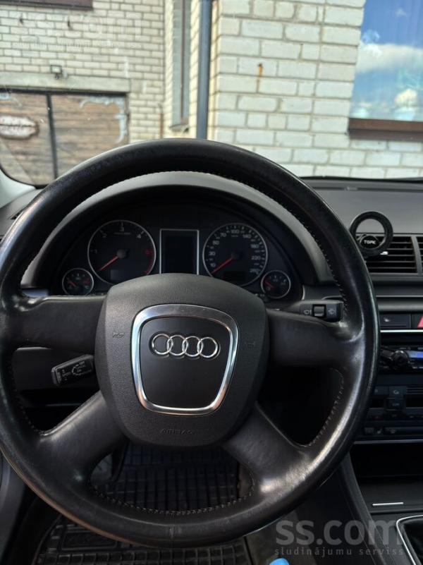 Black Audi A4 2005 in Talsi, with an engine capacity of 1.90 L and mileage of 343 thousand km for 3400 €, photo 7 on AUTOMOTO.COM.LV