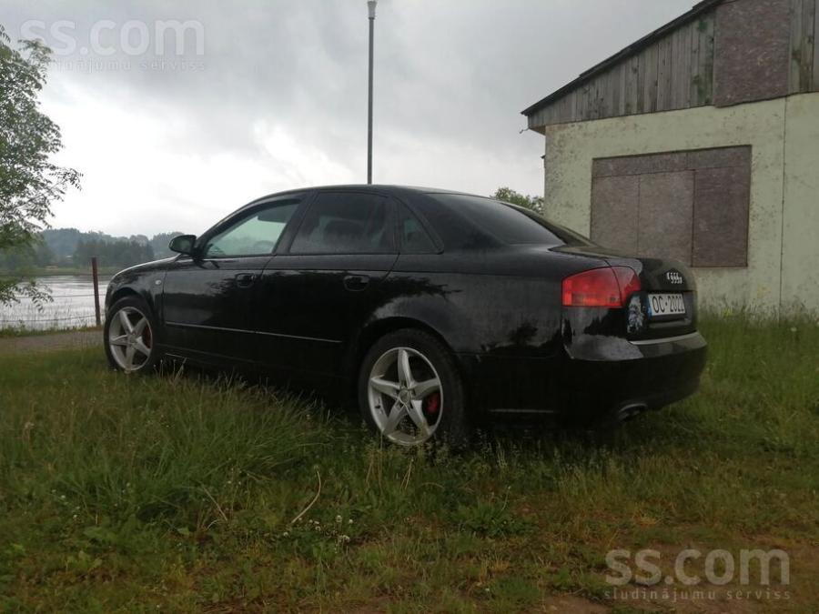Black Audi A4 2005 in Aizkraukle, with an engine capacity of 1.90 L and mileage of 424 thousand km for 2995 €, photo 1 on AUTOMOTO.COM.LV