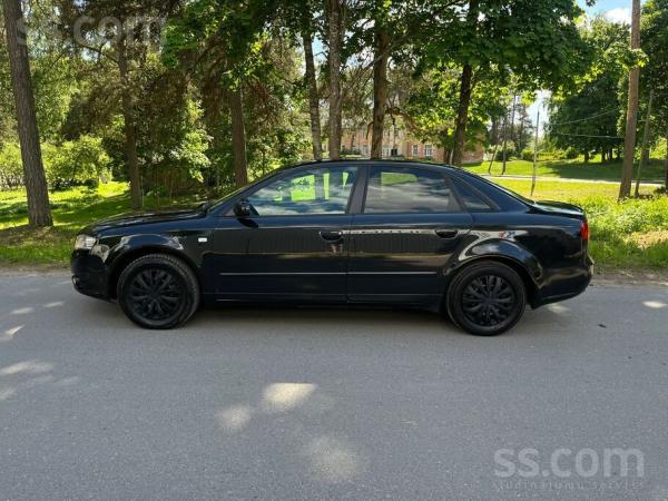 Black Audi A4 2005 in Riga, with an engine capacity of 1.90 L and mileage of 0 thousand km for 2399 €, photo 2 on AUTOMOTO.COM.LV