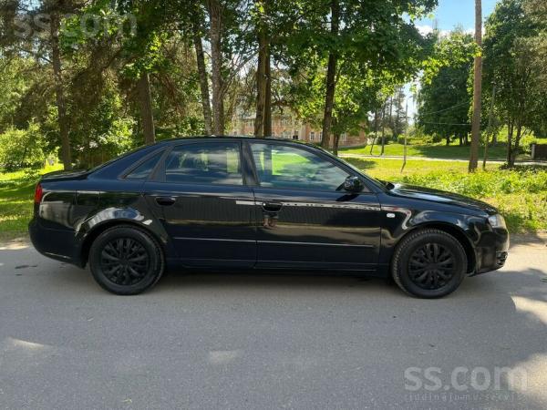 Black Audi A4 2005 in Riga, with an engine capacity of 1.90 L and mileage of 0 thousand km for 2399 €, photo 6 on AUTOMOTO.COM.LV