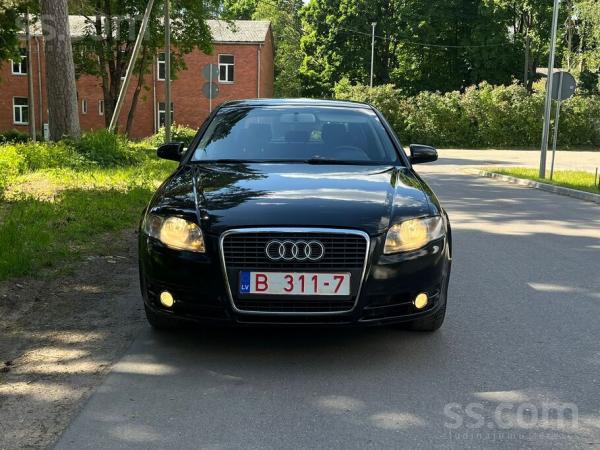 Black Audi A4 2005 in Riga, with an engine capacity of 1.90 L and mileage of 0 thousand km for 2399 €, photo 8 on AUTOMOTO.COM.LV