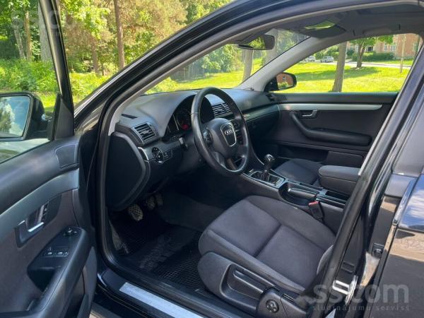 Black Audi A4 2005 in Riga, with an engine capacity of 1.90 L and mileage of 0 thousand km for 2399 €, photo 9 on AUTOMOTO.COM.LV