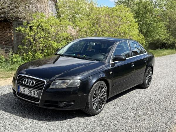 Melns Audi A4 2005 Kuldīga, ar dzinēja tilpumu 3.00 L un nobraukumu 400 tūkst. km par 2400 €, foto 1 vietnē AUTOMOTO.COM.LV
