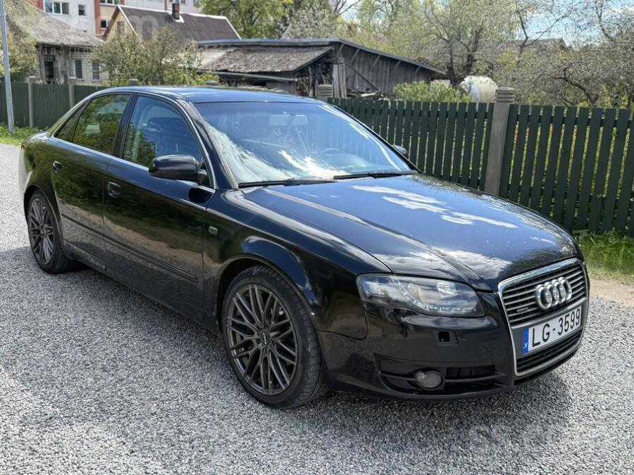 Melns Audi A4 2005 Kuldīga, ar dzinēja tilpumu 3.00 L un nobraukumu 400 tūkst. km par 2400 €, foto 4 vietnē AUTOMOTO.COM.LV