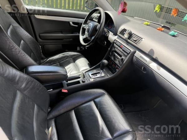 Melns Audi A4 2005 Kuldīga, ar dzinēja tilpumu 3.00 L un nobraukumu 400 tūkst. km par 2400 €, foto 6 vietnē AUTOMOTO.COM.LV