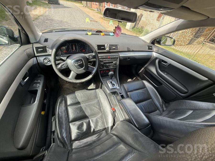 Melns Audi A4 2005 Kuldīga, ar dzinēja tilpumu 3.00 L un nobraukumu 400 tūkst. km par 2400 €, foto 8 vietnē AUTOMOTO.COM.LV