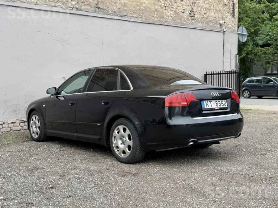 Black Audi A4 2005 in Riga, with an engine capacity of 2.50 L and mileage of 398 thousand km for 1990 €, photo 6 on AUTOMOTO.COM.LV