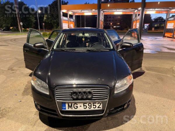 Black Audi A4 2005 in Riga, with an engine capacity of 2.50 L and mileage of 420 thousand km for 1400 €, photo 2 on AUTOMOTO.COM.LV