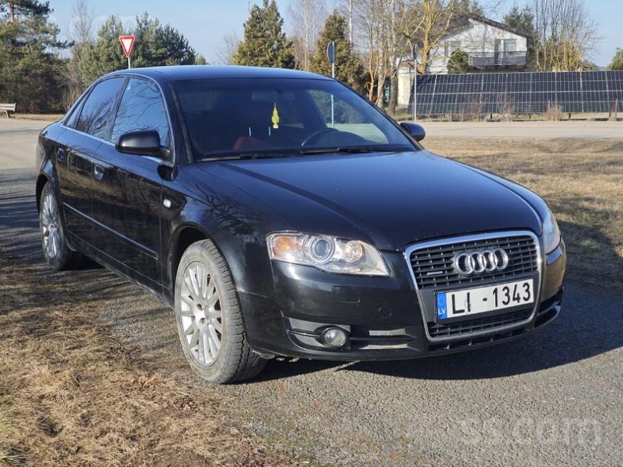 Black Audi A4 2005 in Riga, with an engine capacity of 3.00 L and mileage of 370 thousand km for 3000 €, photo 1 on AUTOMOTO.COM.LV