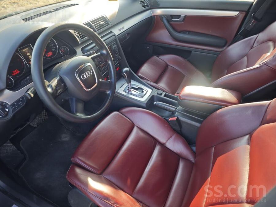 Black Audi A4 2005 in Riga, with an engine capacity of 3.00 L and mileage of 370 thousand km for 3000 €, photo 7 on AUTOMOTO.COM.LV