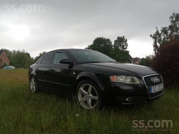 Черный Ауди А4 2005 в Айзкраукле, объемом двигателя 1.90 л и пробегом 424 тыс. км за 2995 €, фото 3 на AUTOMOTO.COM.LV