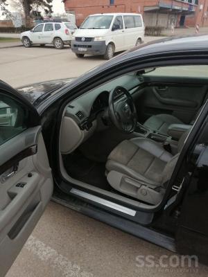 Black Audi A4 2005 in Aizkraukle, with an engine capacity of 1.90 L and mileage of 424 thousand km for 2995 €, photo 7 on AUTOMOTO.COM.LV