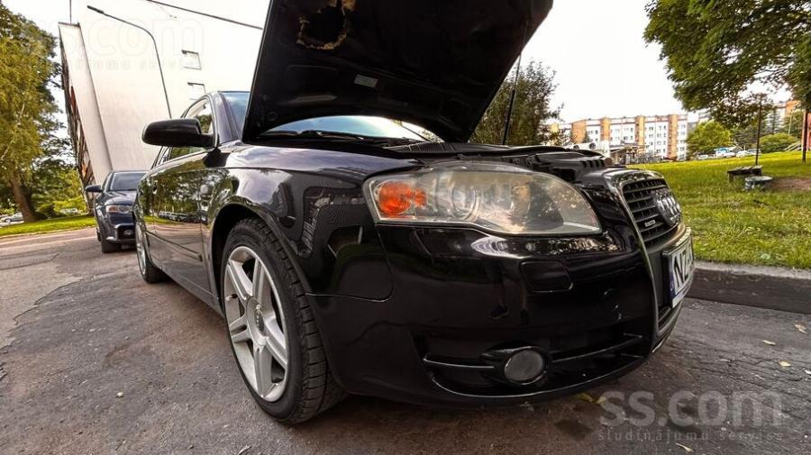 Melns Audi A4 2005 Rīga, ar dzinēja tilpumu 3.00 L un nobraukumu 322 tūkst. km par 2600 €, foto 7 vietnē AUTOMOTO.COM.LV
