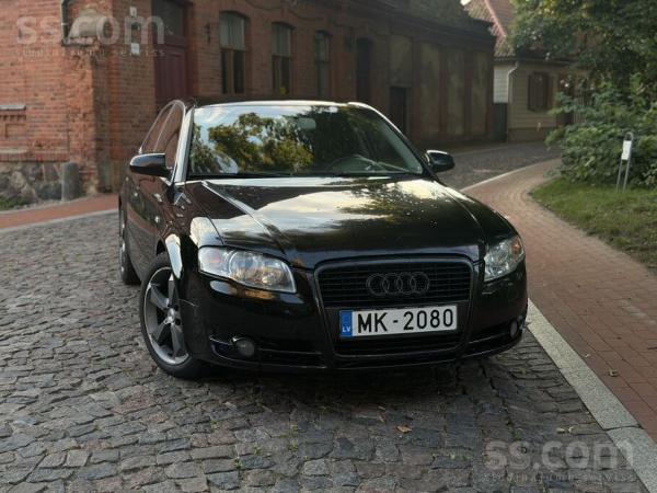Melns Audi A4 2005 Cēsis, ar dzinēja tilpumu 2.00 L un nobraukumu 296 tūkst. km par 1990 €, foto 1 vietnē AUTOMOTO.COM.LV