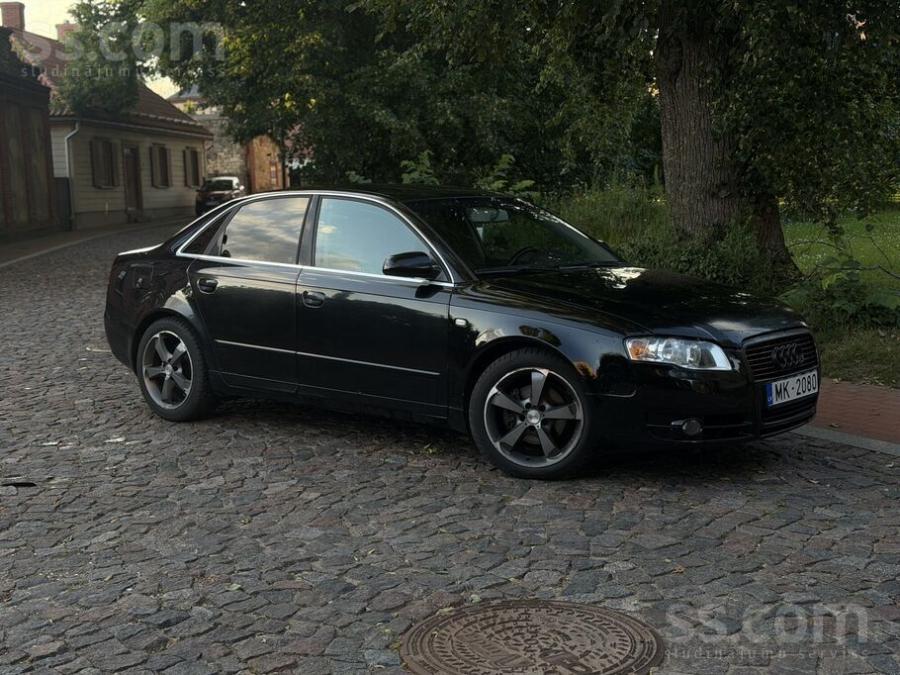 Melns Audi A4 2005 Cēsis, ar dzinēja tilpumu 2.00 L un nobraukumu 296 tūkst. km par 1990 €, foto 3 vietnē AUTOMOTO.COM.LV
