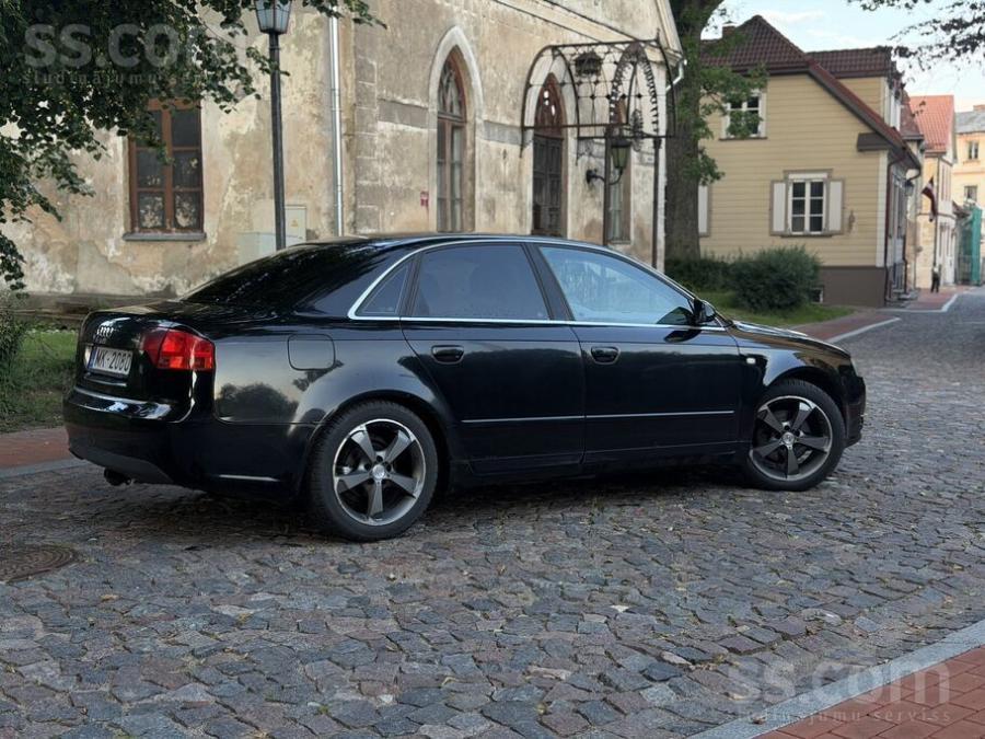 Melns Audi A4 2005 Cēsis, ar dzinēja tilpumu 2.00 L un nobraukumu 296 tūkst. km par 1990 €, foto 5 vietnē AUTOMOTO.COM.LV