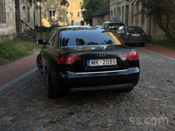 Melns Audi A4 2005 Cēsis, ar dzinēja tilpumu 2.00 L un nobraukumu 296 tūkst. km par 1990 €, foto 7 vietnē AUTOMOTO.COM.LV